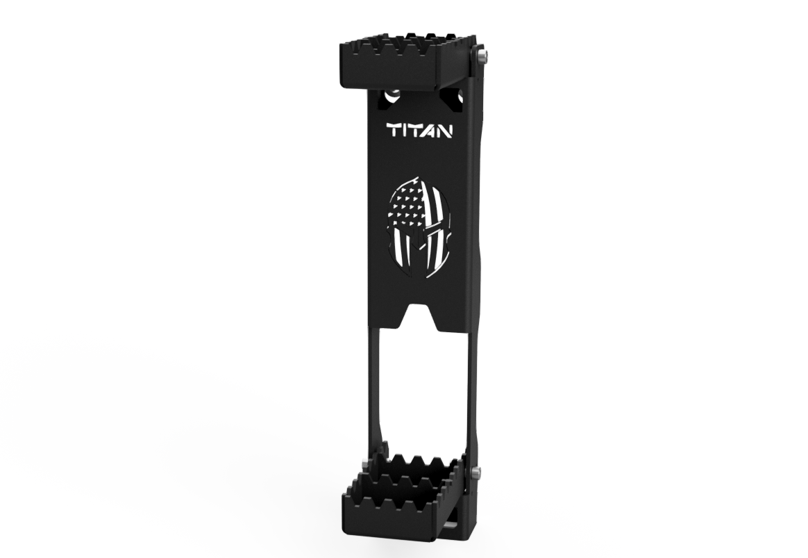 Door Hinge Step - Dual step x2 (Pair of steps) - Titan Off Road