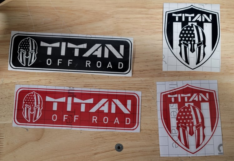 Titan Off Road Stickers - Titan Off Road