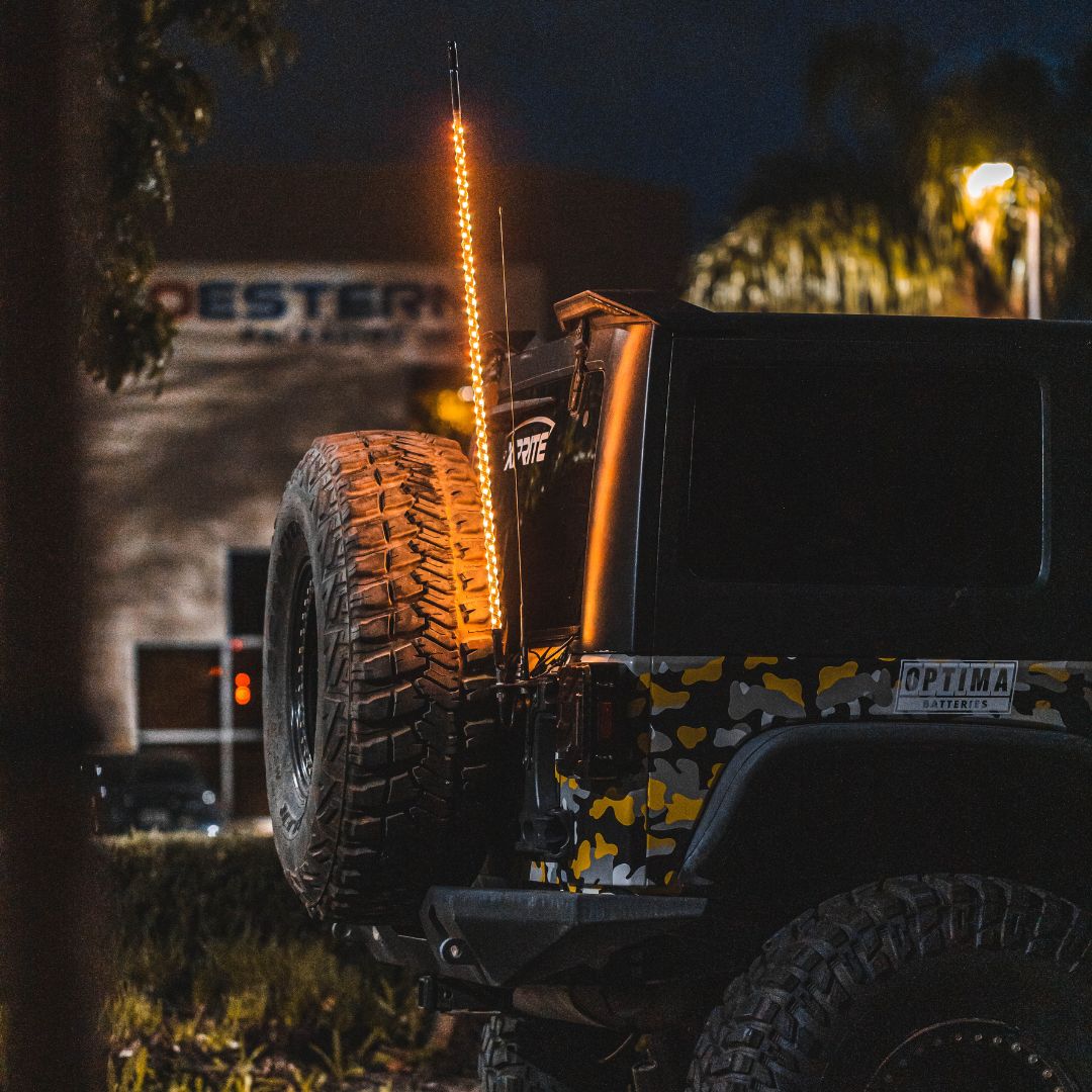 CB Radio Antenna with Whip Light 4FT - Titan Off Road