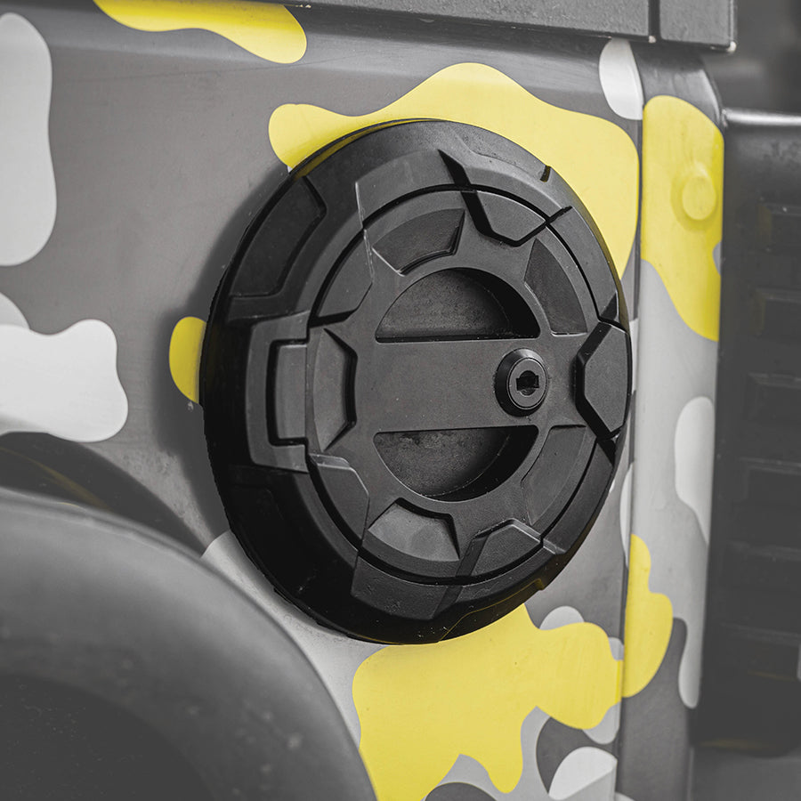 Jeep Wrangler JK Gas Cap Cover | Bedrock Series - Titan Off Road