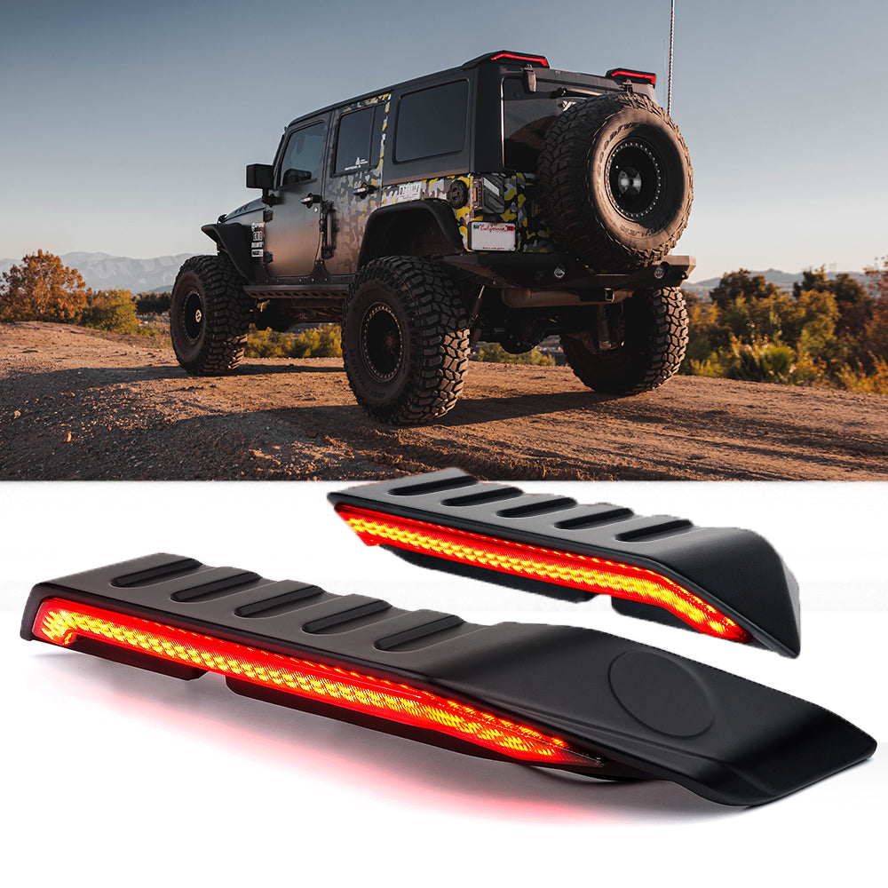 Jeep Wrangler JKU High Mount Series Brake Light - Titan Off Road