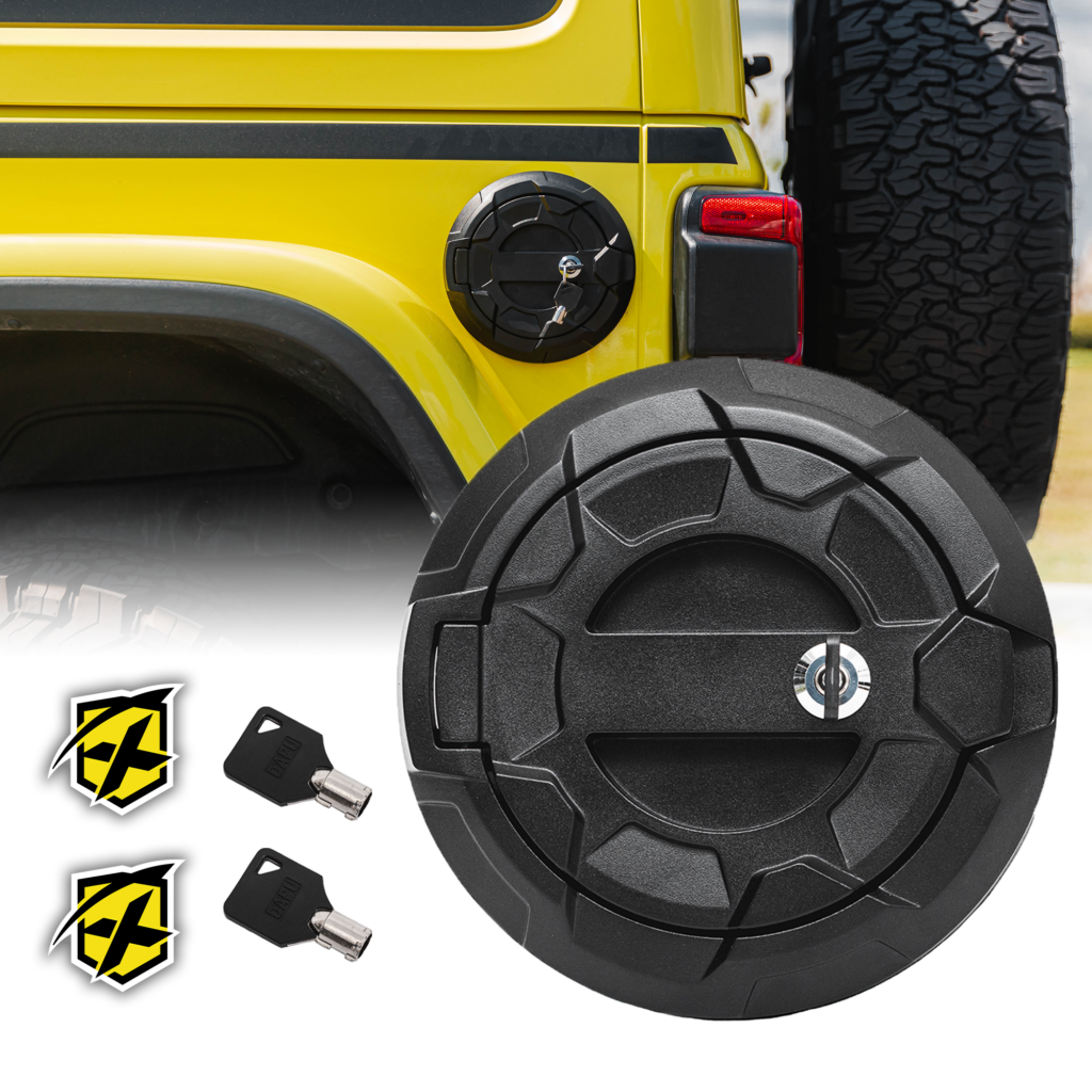 Jeep Wrangler JL Gas Cap Cover | Bedrock Series - Titan Off Road