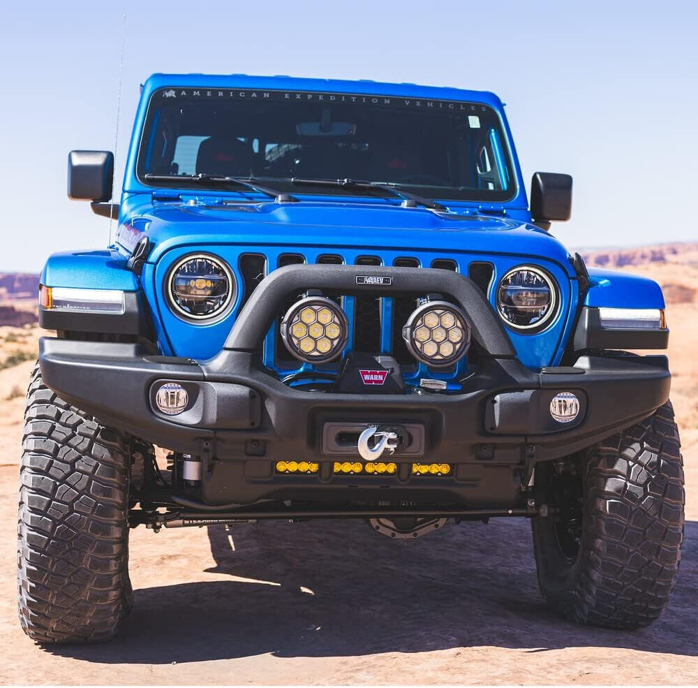 AEV EX Highline Corner Front Bumper - JT/JL - Titan Off Road